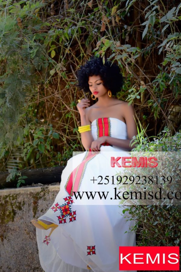 MEBRAT ETHIOPIAN WEDDING DRESS - Kemis Designs