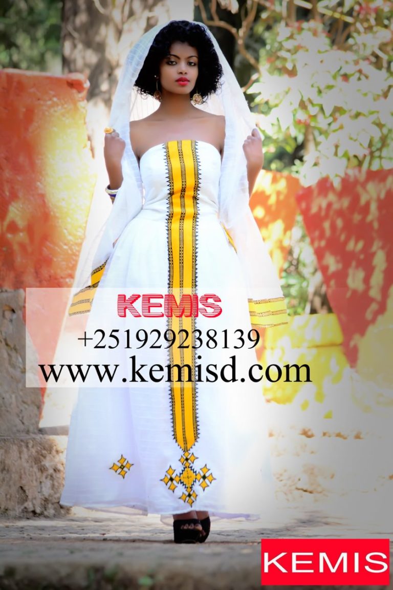 MEBRAT ETHIOPIAN WEDDING DRESS - Kemis Designs