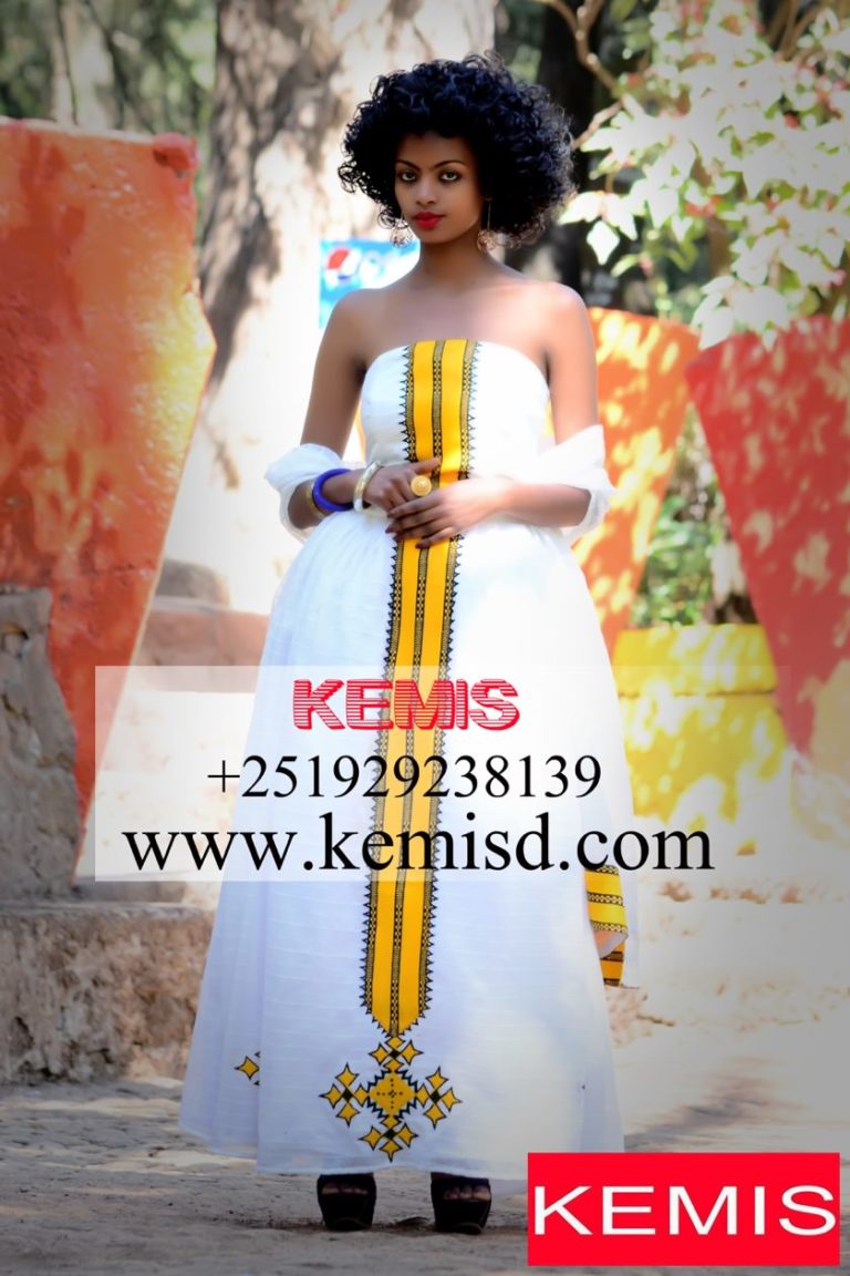 MEBRAT ETHIOPIAN WEDDING DRESS - Kemis Designs